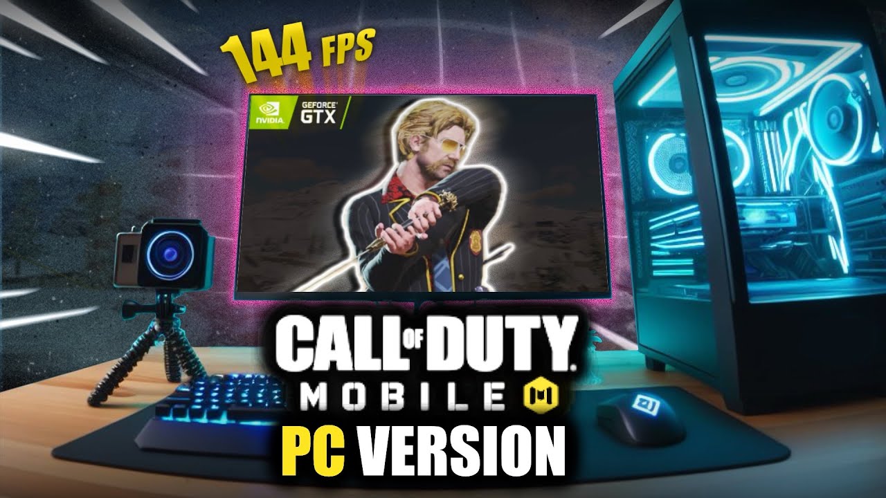 CALL OF DUTY MOBILE PC VERSION MAX GRAPHICS 144FPS GAMEPLAY - YouTube