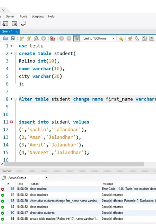 How to Rename a Column in SQL - YouTube