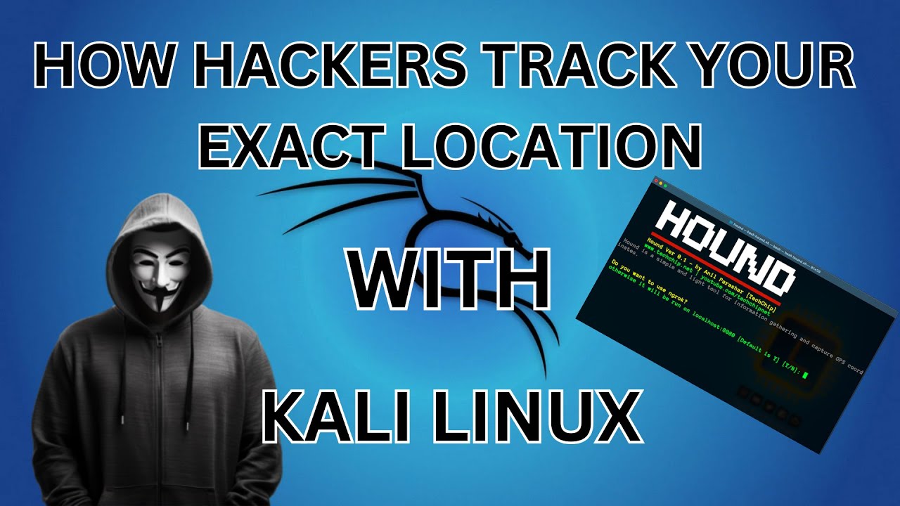 How Hackers Track Your Exact Location Using Hound | Kali Linux - YouTube