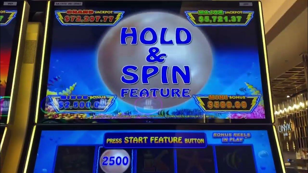 $125 bonus round on Lightning Link Magic Pearl! Massive Handpay Jackpot! - YouTube