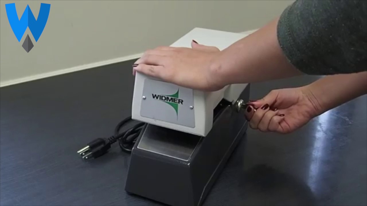 How to Open a Widmer Time & Date Stamp - YouTube