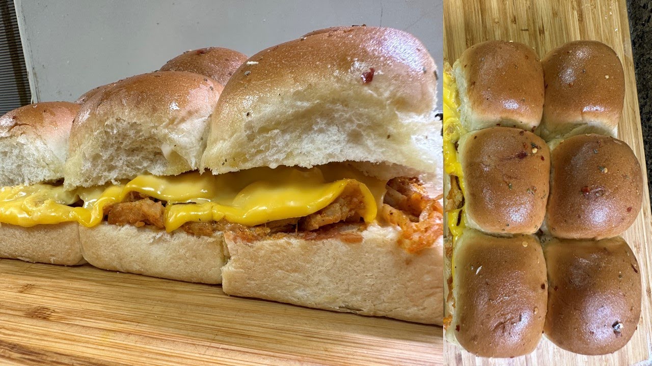 Pulled Chicken Sliders Recipe. Cheesy Chicken Sliders BY ARMS Kitchen ...