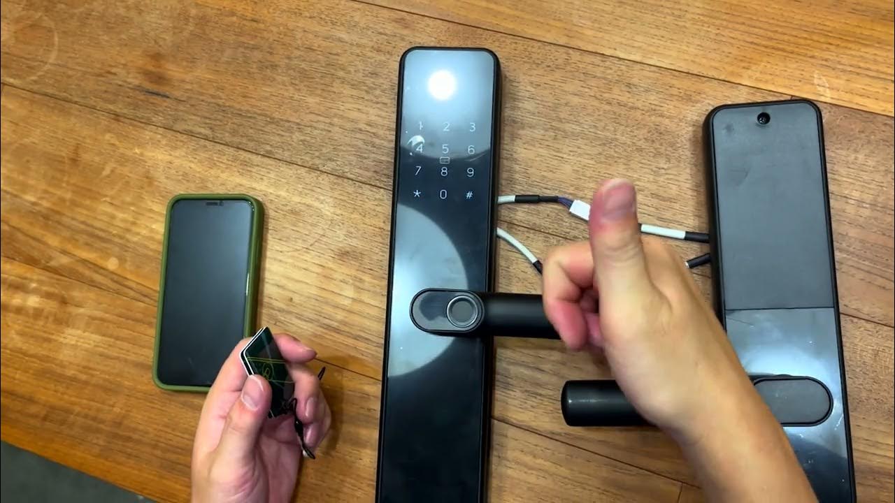How to Setup Smart Door Lock C100 - YouTube