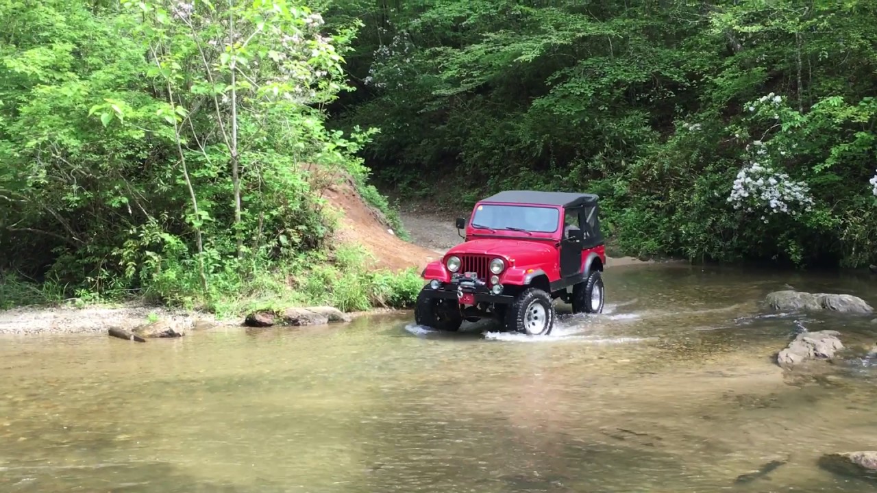 Deadpool Jeep Crossing Warwoman Creek at Earls Ford 5-13-17 - YouTube