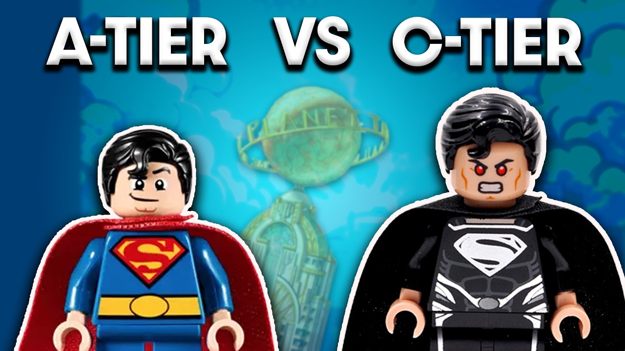 Ranking Every LEGO Superman Minifigure Best to Worst - YouTube