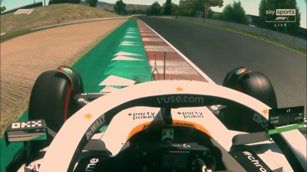 Oscar Piastri hotlap 1.13,2 Barcelona Spanish Grand Prix Assetto Corsa F1 2023 - YouTube