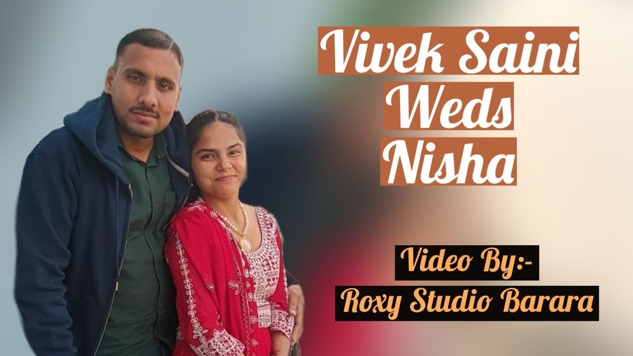 Vivek Saini Weds Nisha Wedding Live By:- Roxy Studio Barara - YouTube