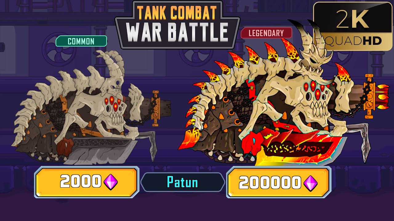 Tank Combat War Battle Patun Evolved to Max Level | 2K 1440p60 - YouTube