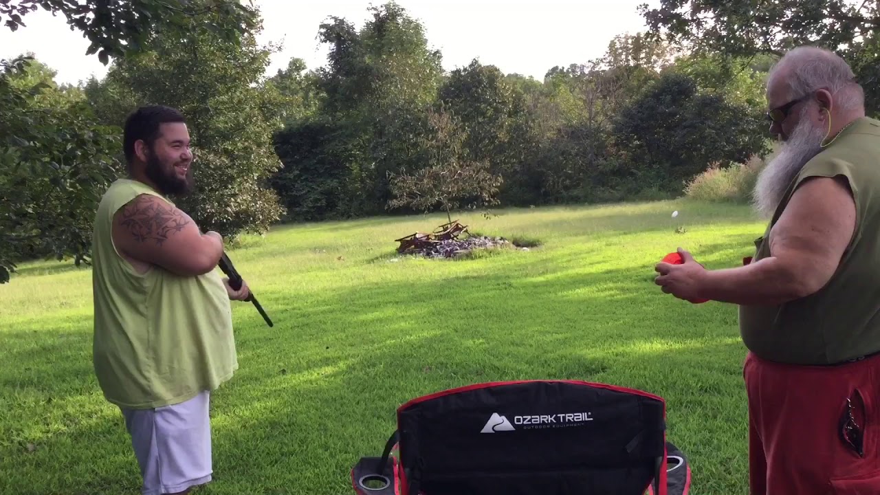 Bust in’ some Clays! - YouTube