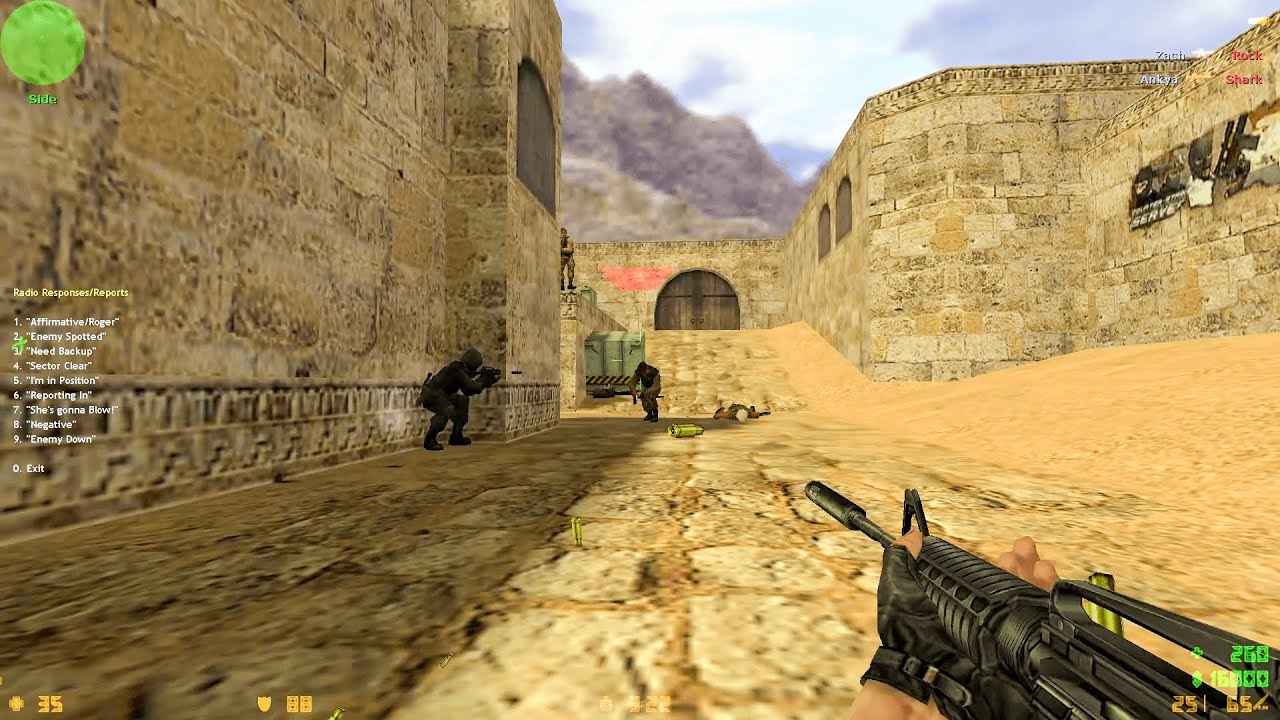 CS de dust2 Expert | dust 2 Gameplay | CS Condition Zero Gameplay ...