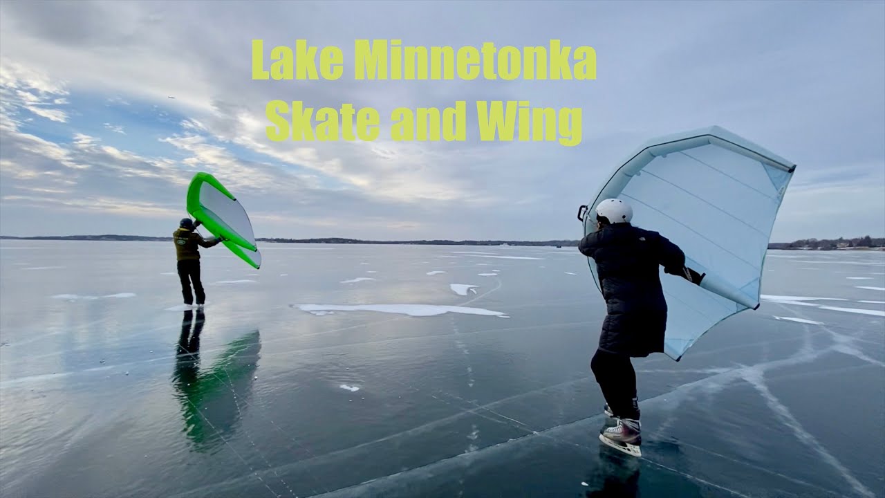Back on Minnetonka Ice - Staking and Winging - YouTube