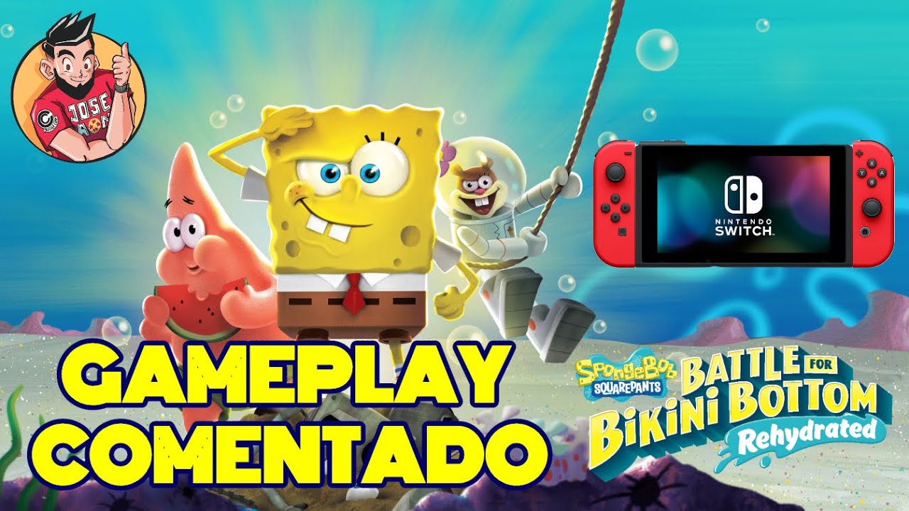 Bob Esponja Gameplay Nintendo Switch - YouTube