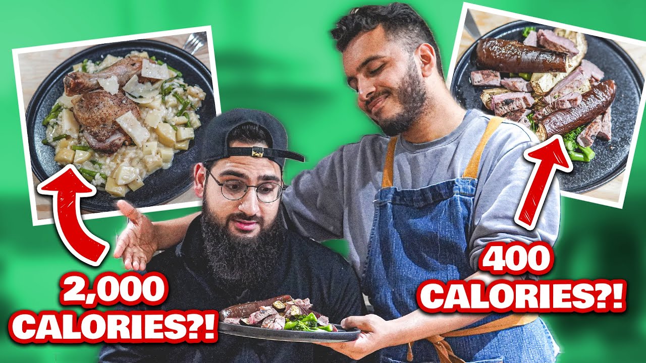 LOW CALORIE vs HIGH CALORIE CHALLENGE - YouTube