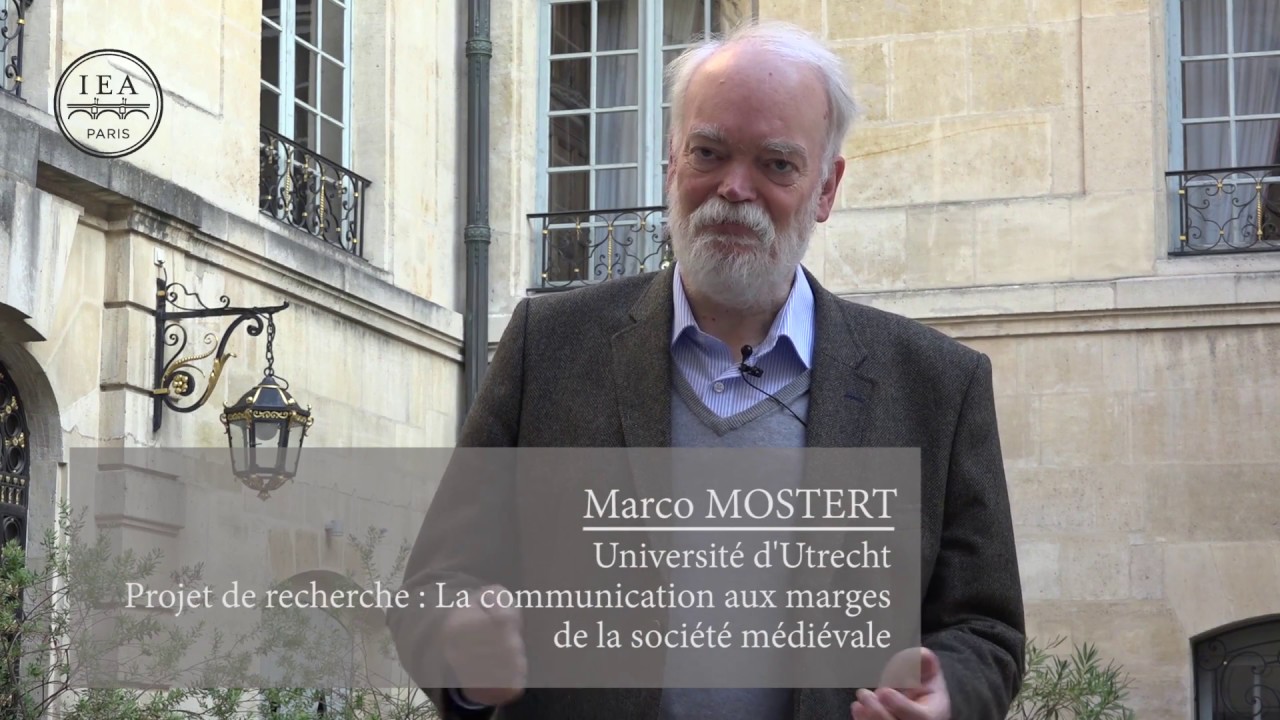 Marco Mostert, résident 2018-2019 de l'IEA de Paris - YouTube