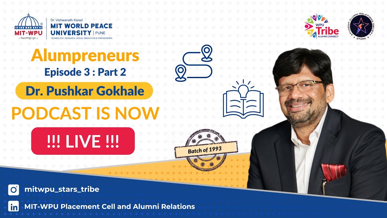 Alumpreneurs Episode 3: Part 2 - Dr. Pushkar Gokhale - YouTube