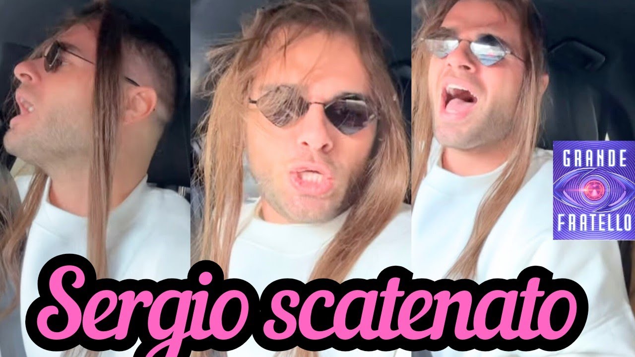 SERGIO D'OTTAVI si scatena in auto con travestimenti e balli - YouTube