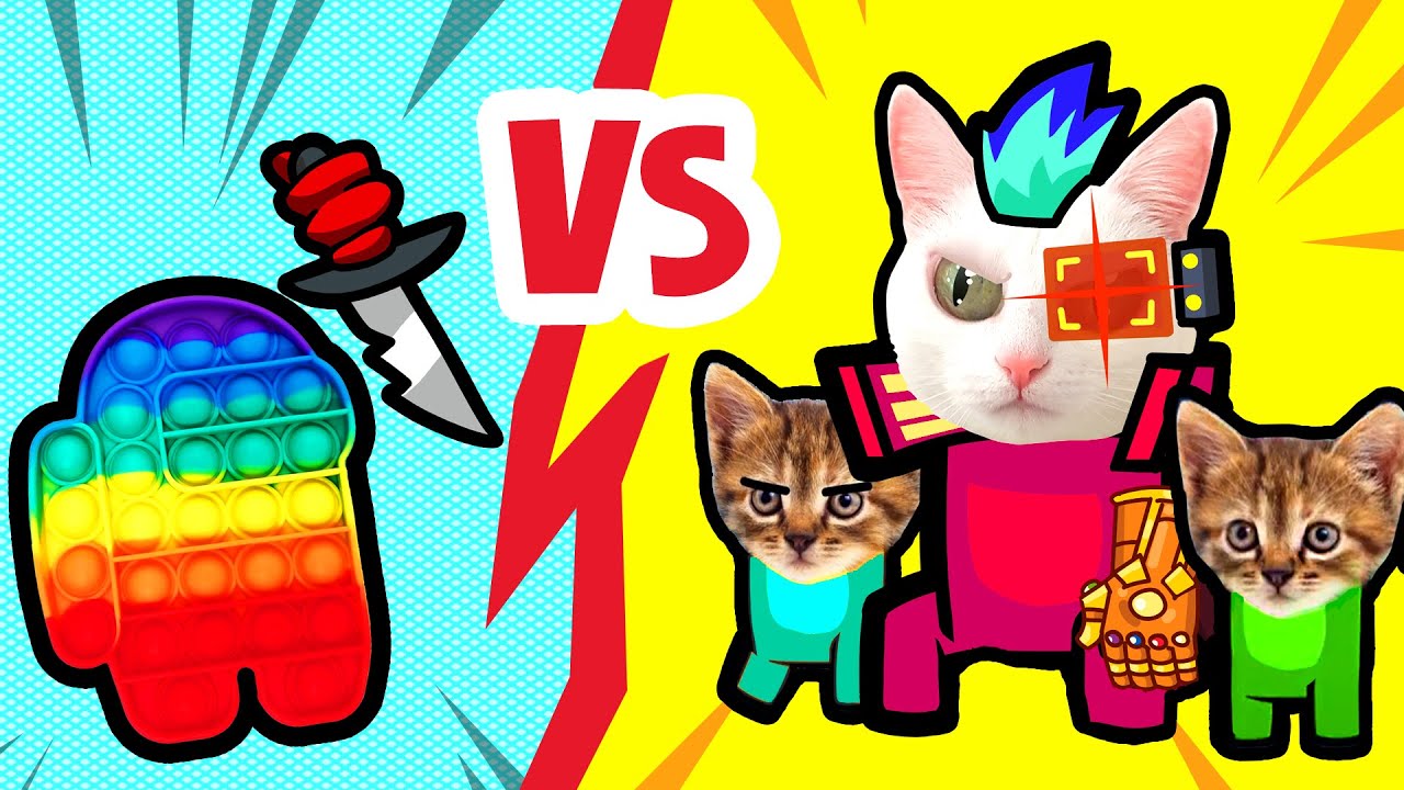 CatTik vs Cute Kittens 🐾 ️ ️| POP-IT Battle | ANIMATION COMPLETE ...
