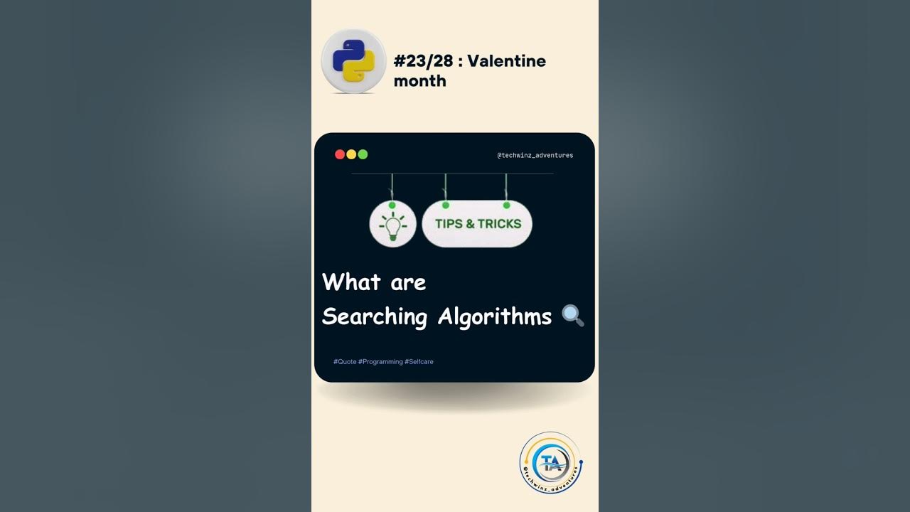 🚀 Day 23/28 : Searching Algorithms 🔍 | dsa | Python Shorts 🐍 - YouTube