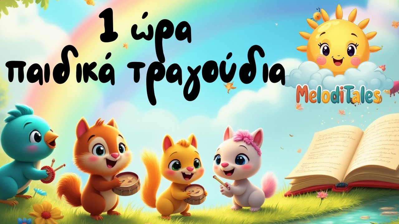 🎵 1 ώρα παιδικά τραγούδια 🎠 - YouTube