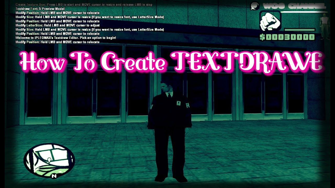 How to create TEXTDRAW SAMP (0.3.7) | 2020| როგორ შევქმნათ ტექსდრავი ...
