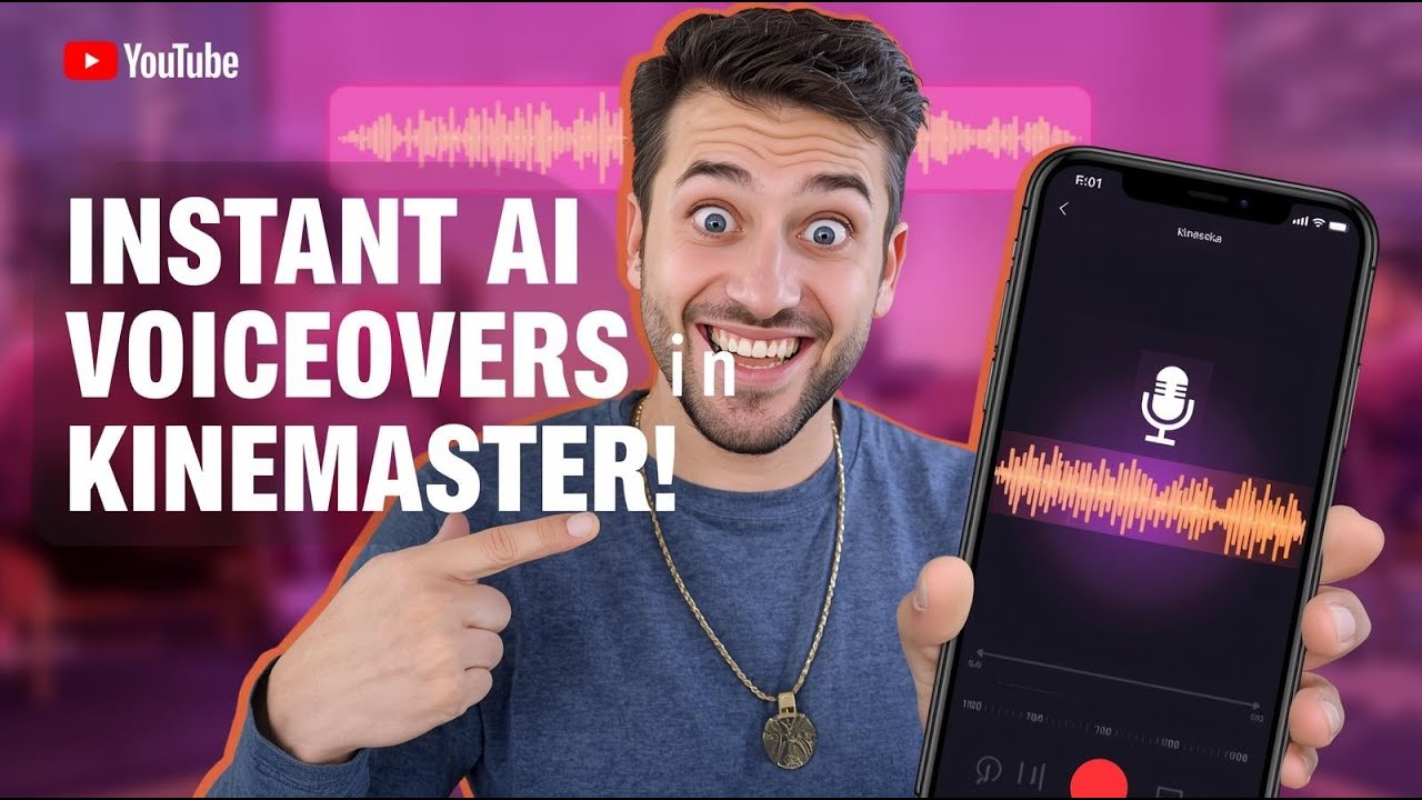 SOUNDS HUMAN?! - How to Add AI Voice in KineMaster Using the New ...