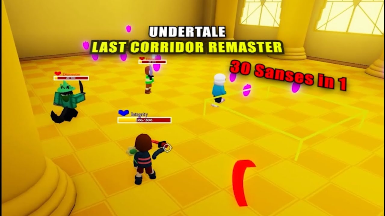 Undertale: Last Corridor Remaster | Army in one Sans! - YouTube