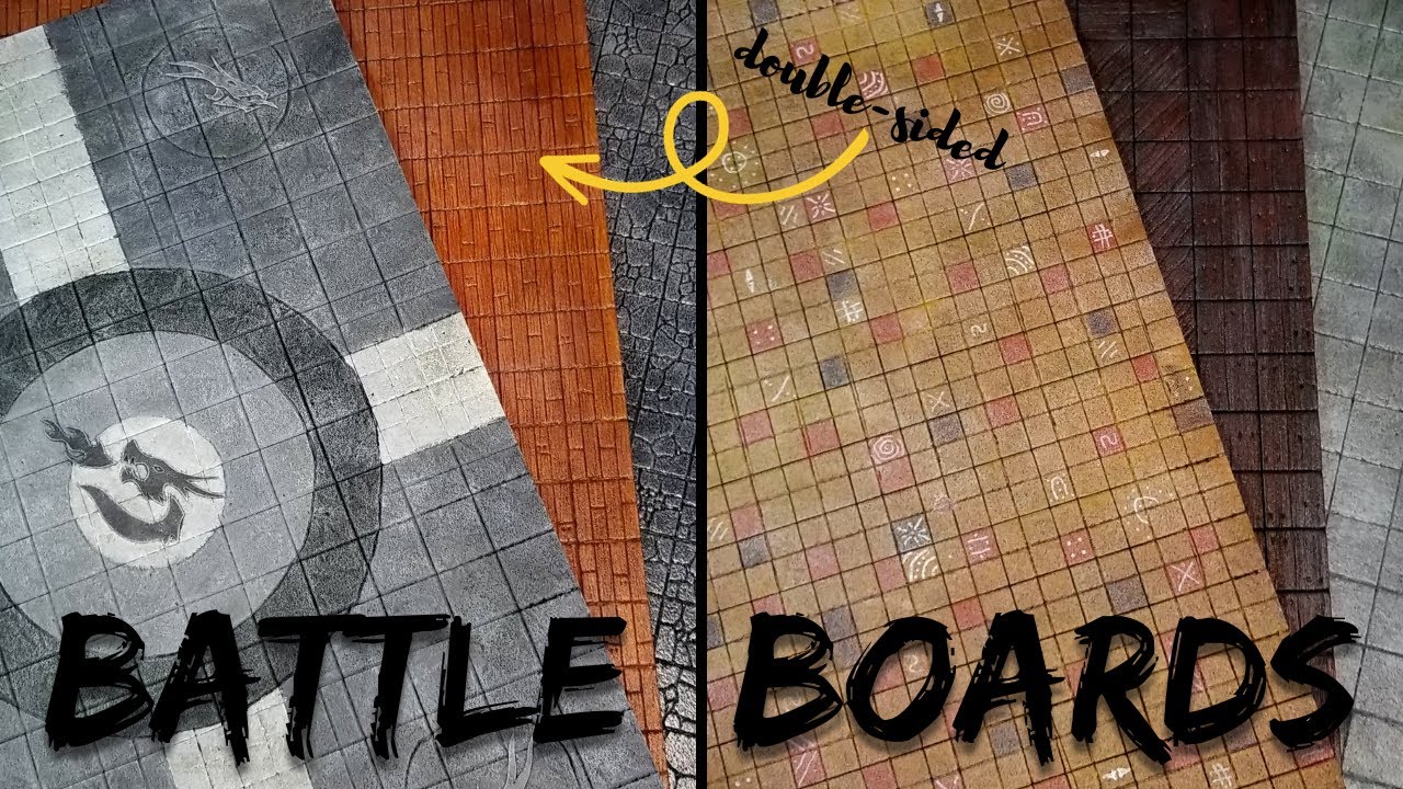 How I make BATTLE BOARDS for ttrpg/dnd (Fighting Ring & Puzzle Room ...