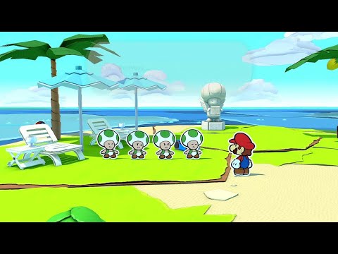 paper mario the origami king dancing toads. - YouTube