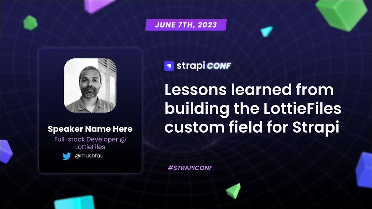 Lessons learned from building the LottieFiles custom field for Strapi - YouTube