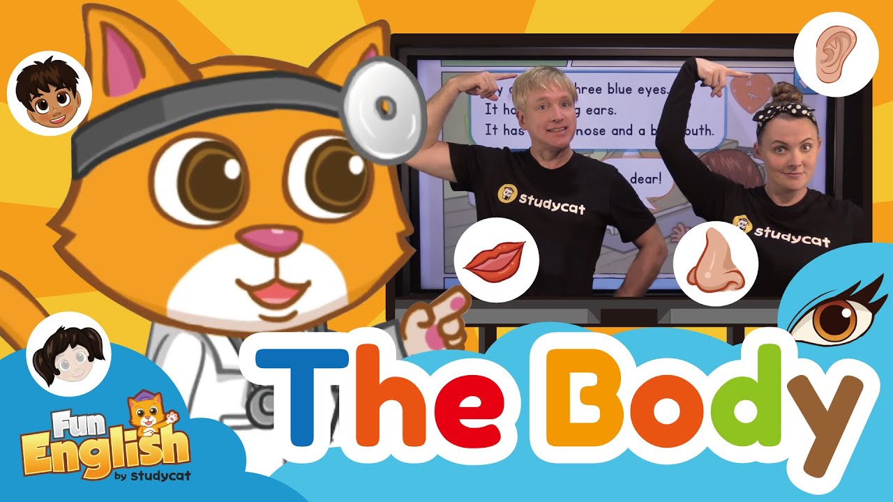 Fun English The Body Class (Part 1) - YouTube