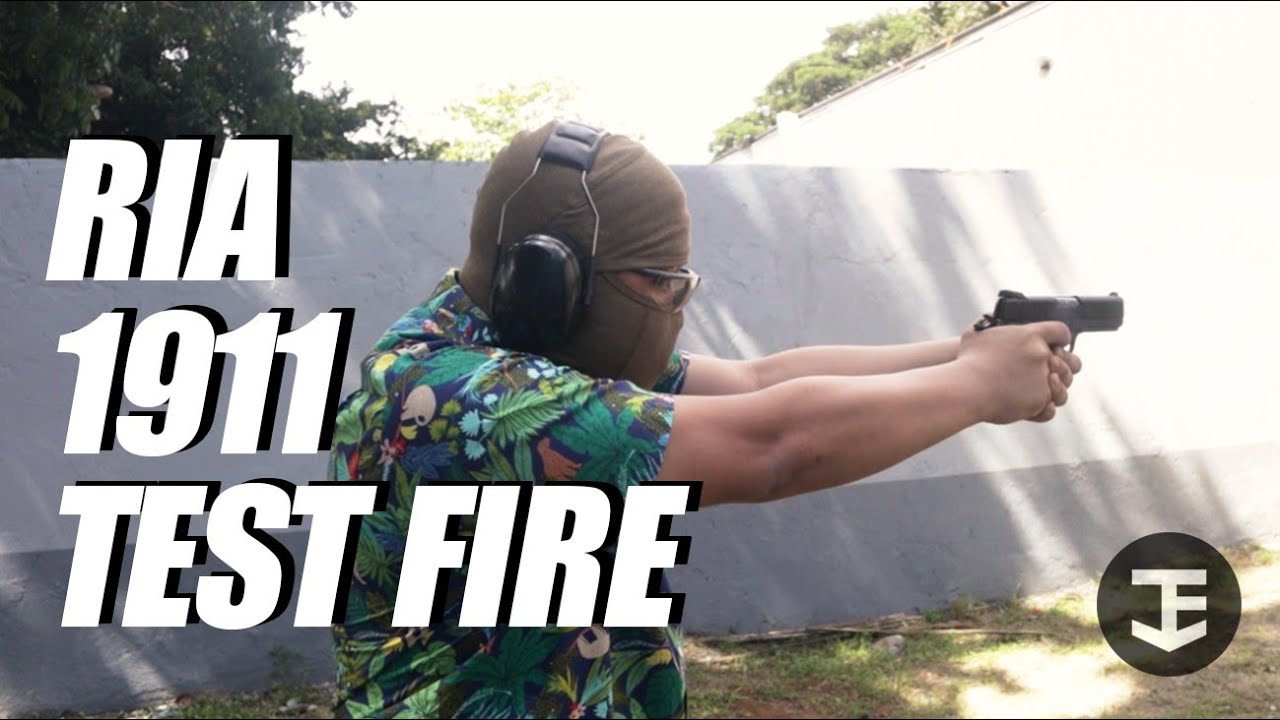 RIA 1911 Test Fire - YouTube