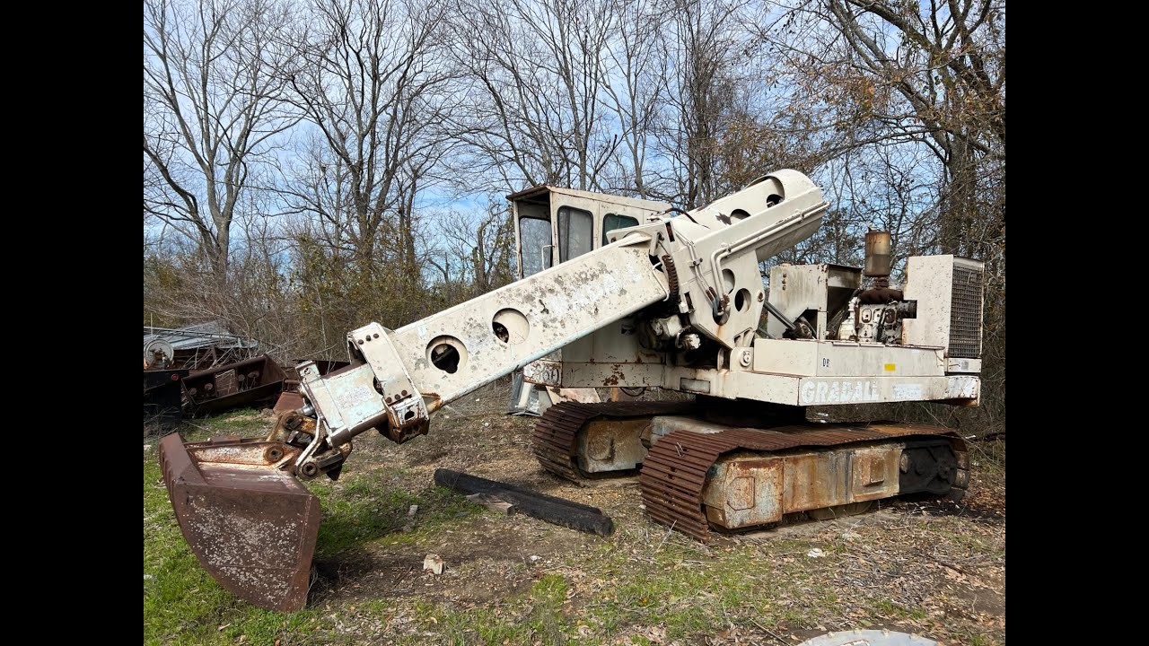 Gradall G660 Crawler Excavator Lot#567 - YouTube