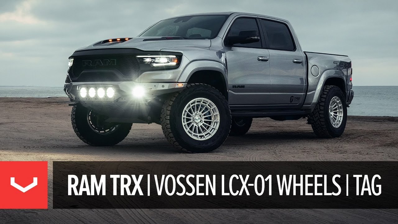 Paint Matched RAM TRX on #Vossen LCX-01 Wheels | Tag Motorsports ...