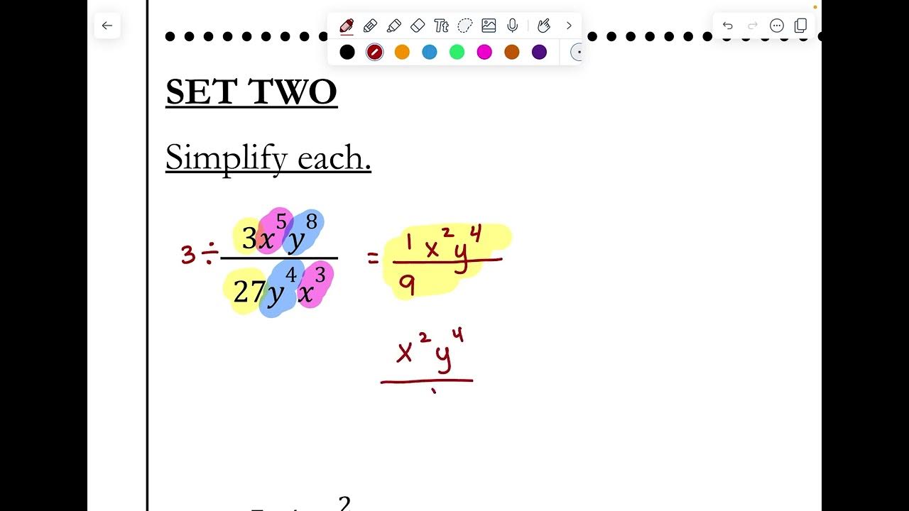 C30 Simplify Expressions with Exponent Rules - YouTube