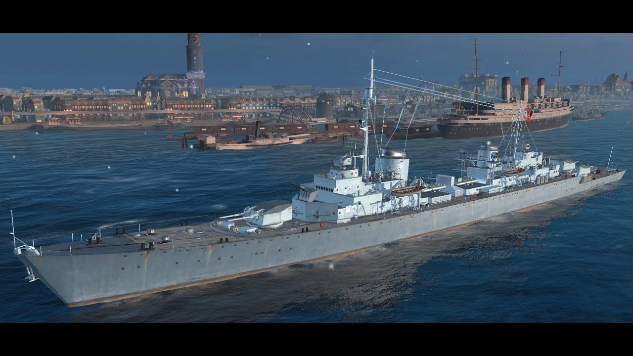 World of Warships Elbing 175k - YouTube