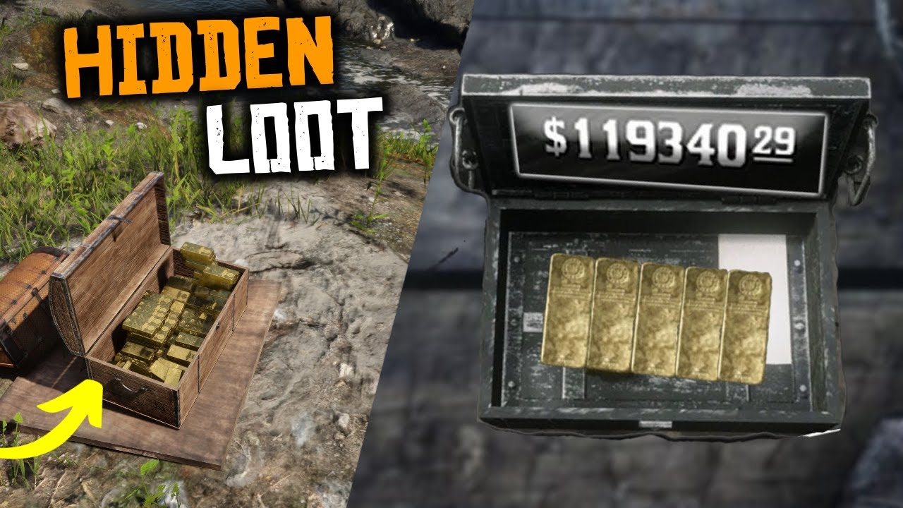 10 Hidden Loot Boxes You Missed: Red Dead Redemption 2 - YouTube