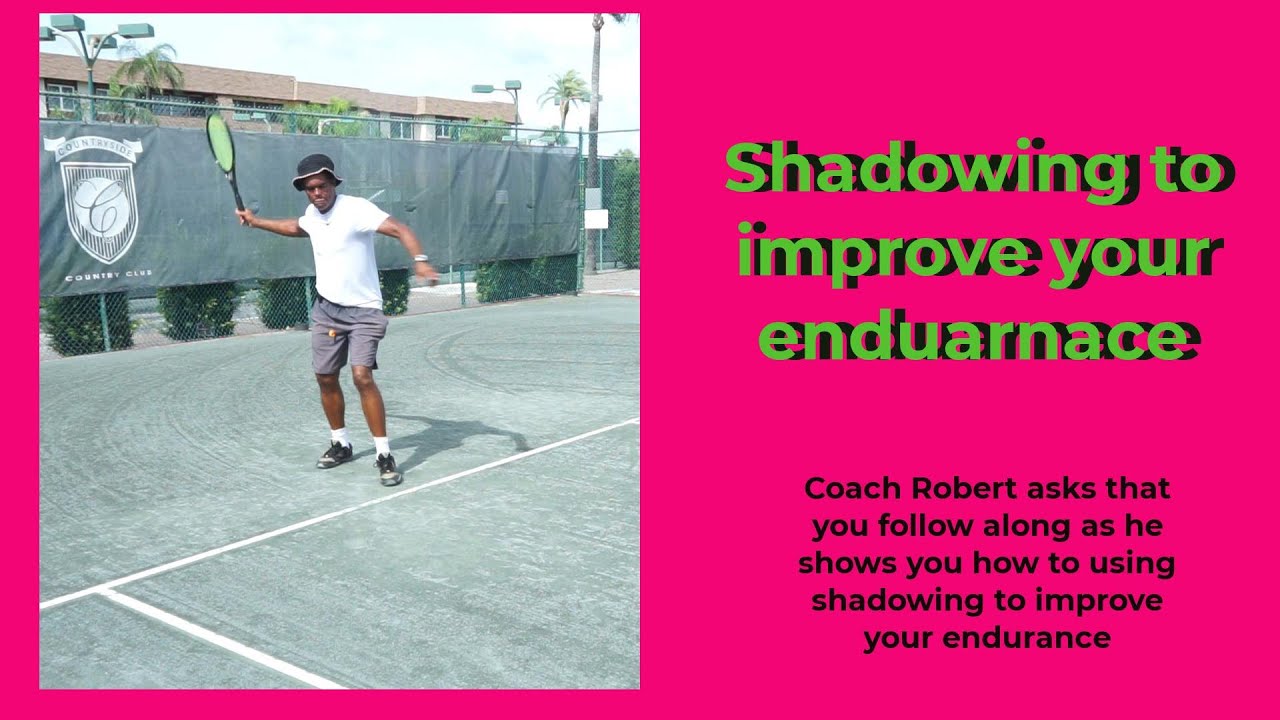 Shadowing Drills you can do without a court Lesson 19: Shadowing to ...