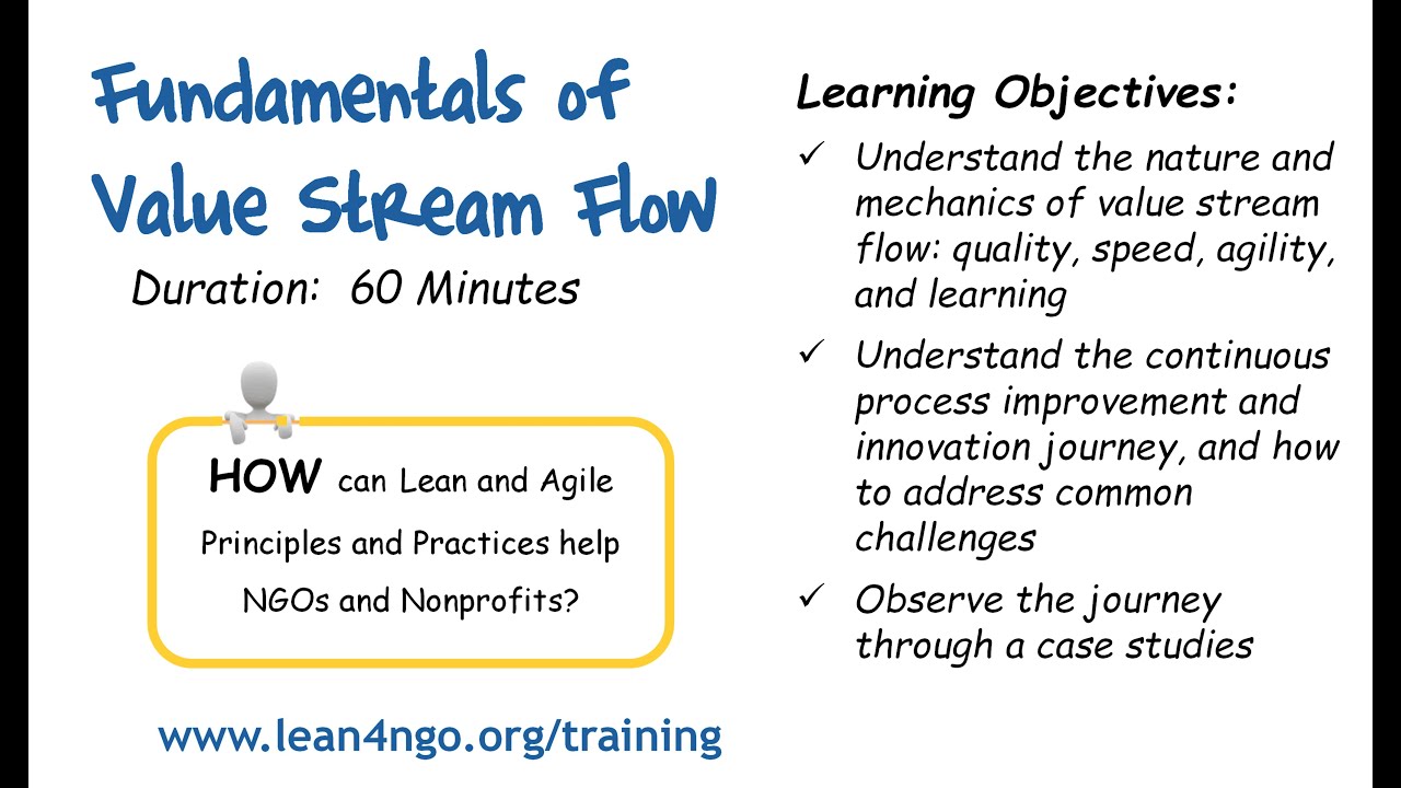 Fundamentals of Value Stream Flow: Lean4NGO Chalktalk Training Ver 1.2 ...