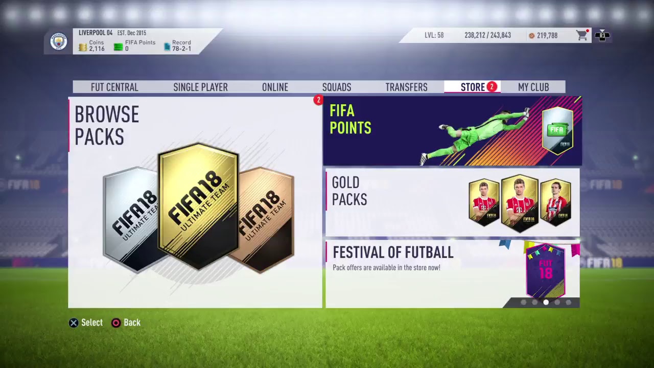 MY PREMIUM GOLD PACK LUCK!!!! - YouTube