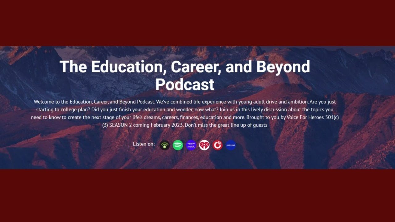 The Education, Career and Beyond Podcast - YouTube