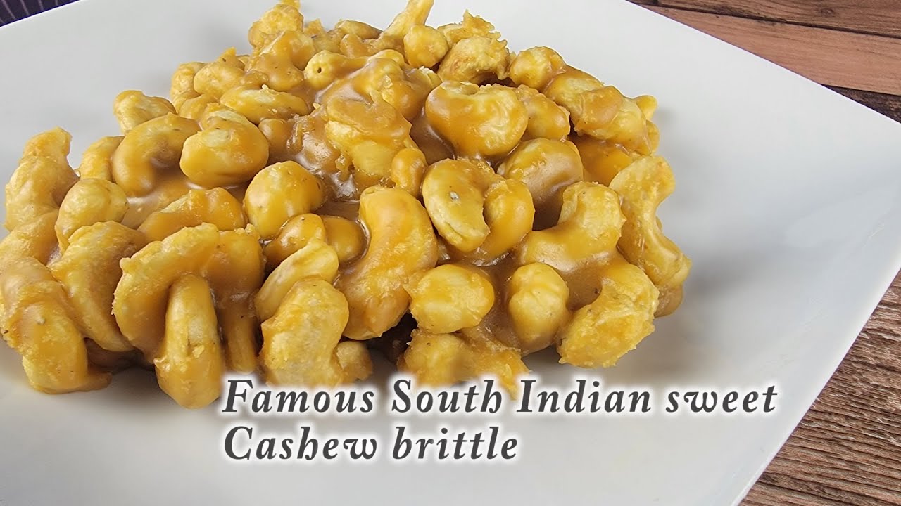 Popular South Indian Delicious Cashew brittle Jeedipappu Pakam - The ...