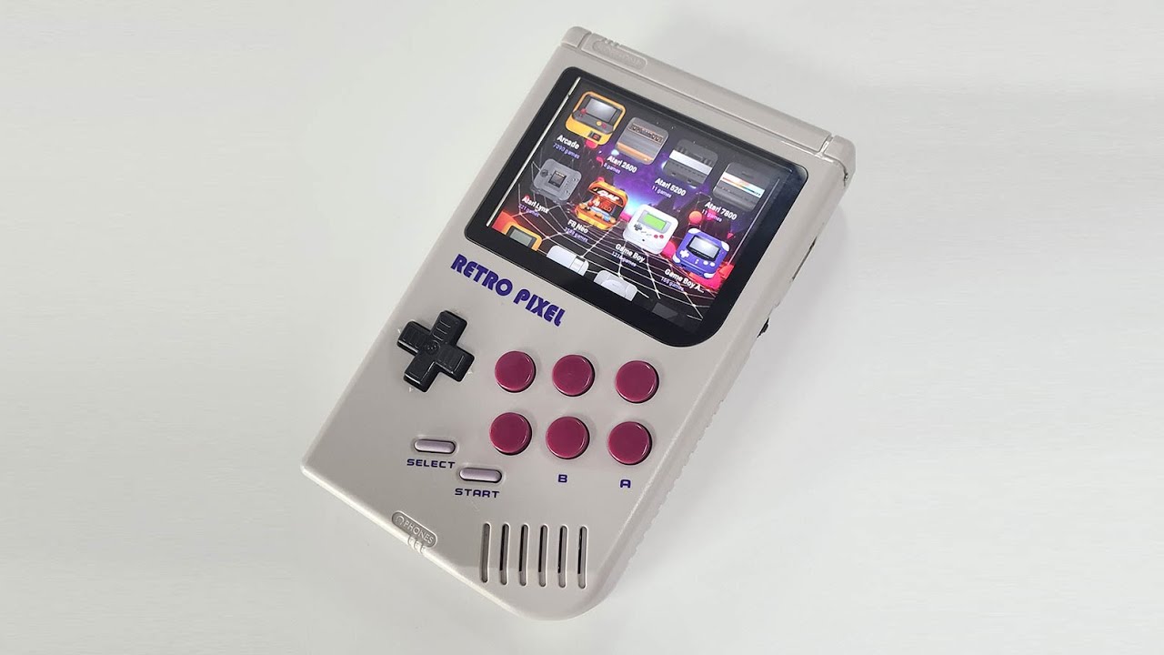 RETRO PIXEL Android DMG Handheld Game Console - YouTube