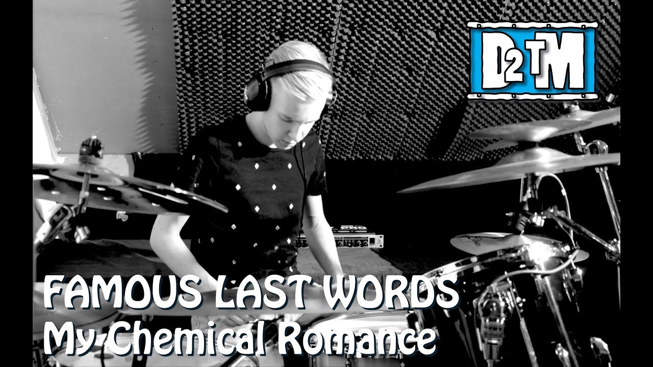 Famous Last Words - My Chemical Romance - Drum Cover - YouTube