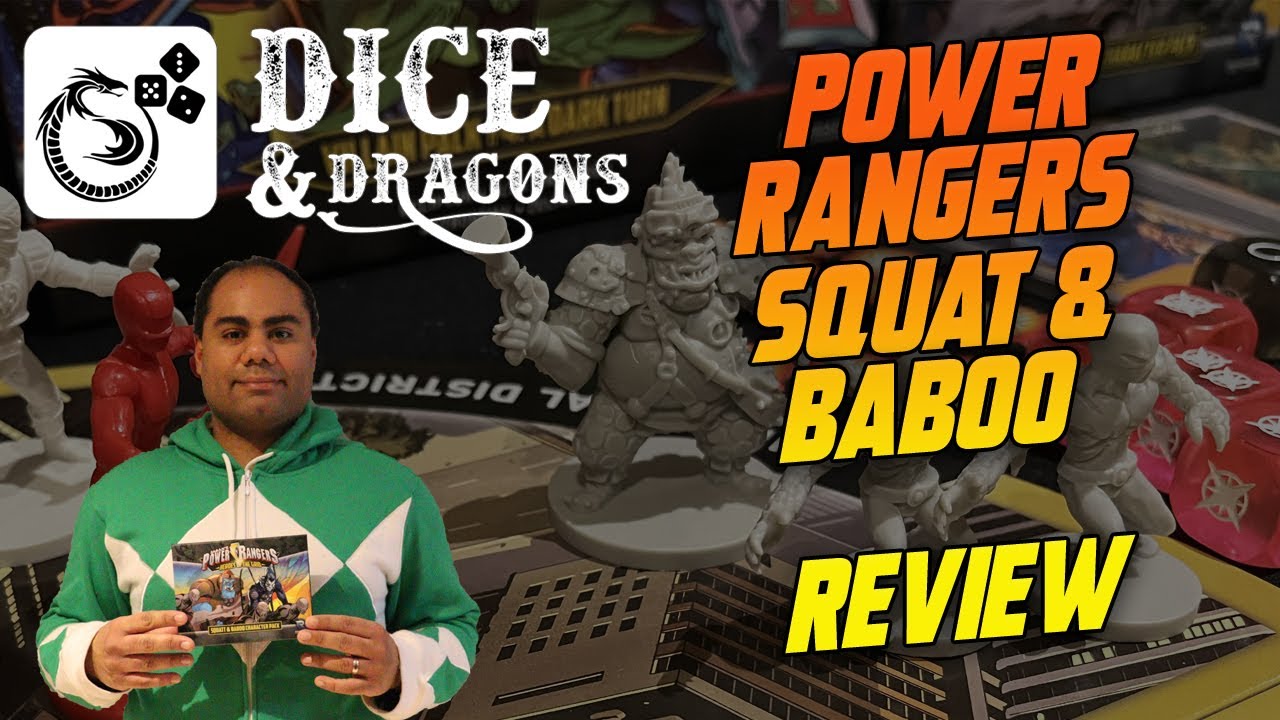 Power Rangers Heroes of the Grid Squat and Baboo Review - YouTube