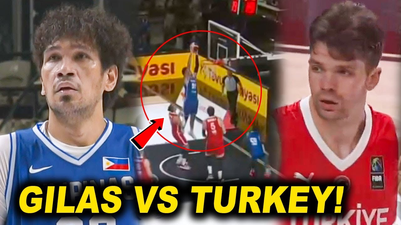 GILAS vs TURKEY | Naghalimaw si Fajardo at Brownlee! Nahirapan sa Gilas ...