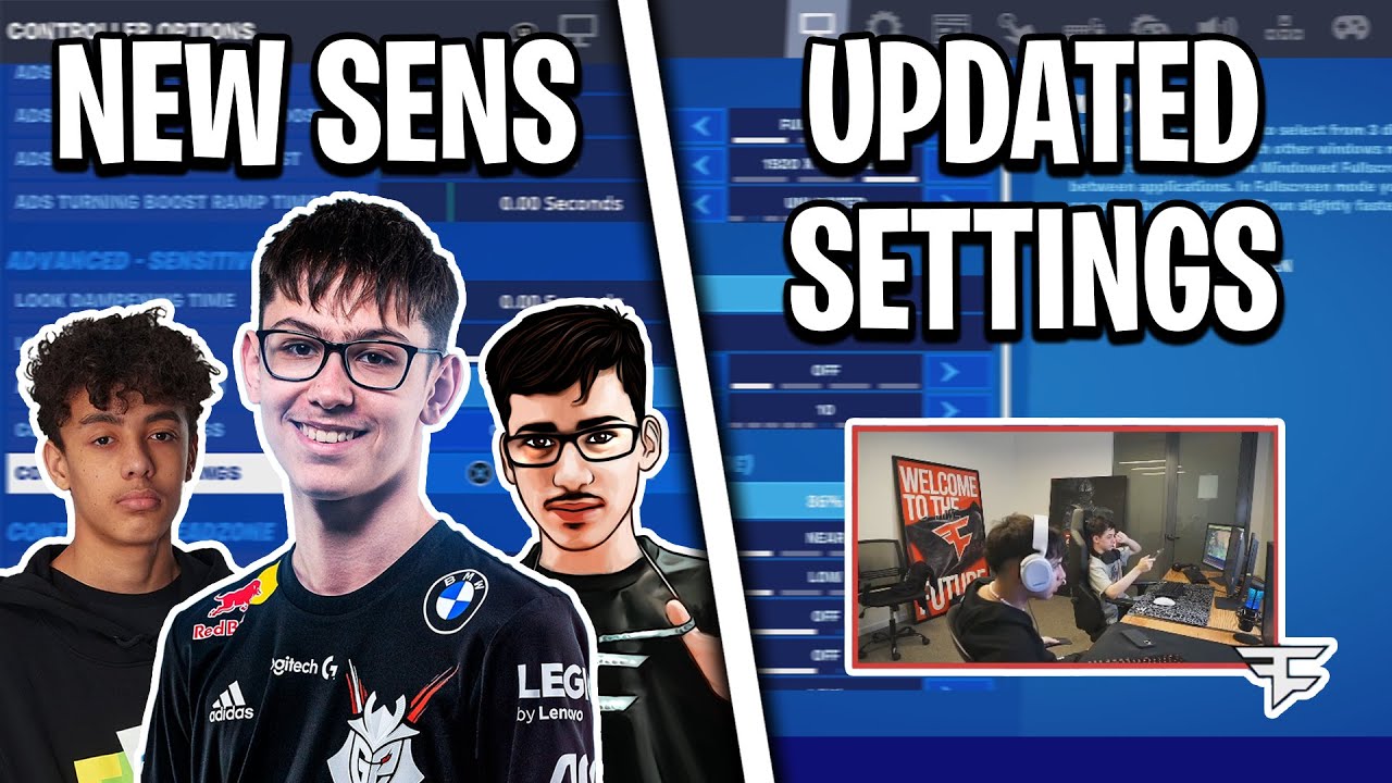 FaZe Sway, Letshe, Wolfiez NEW Sens & FaZe King Updated Settings ...