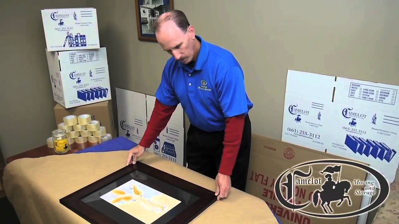 Camelot Moving & Storage | Moving Guide: How to Pack Artwork - YouTube