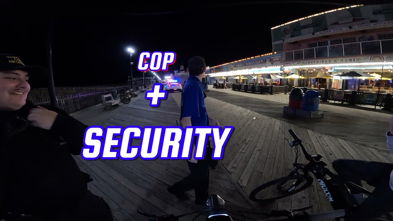 SECURITY STOPS US *COPS SHOW UP* - YouTube