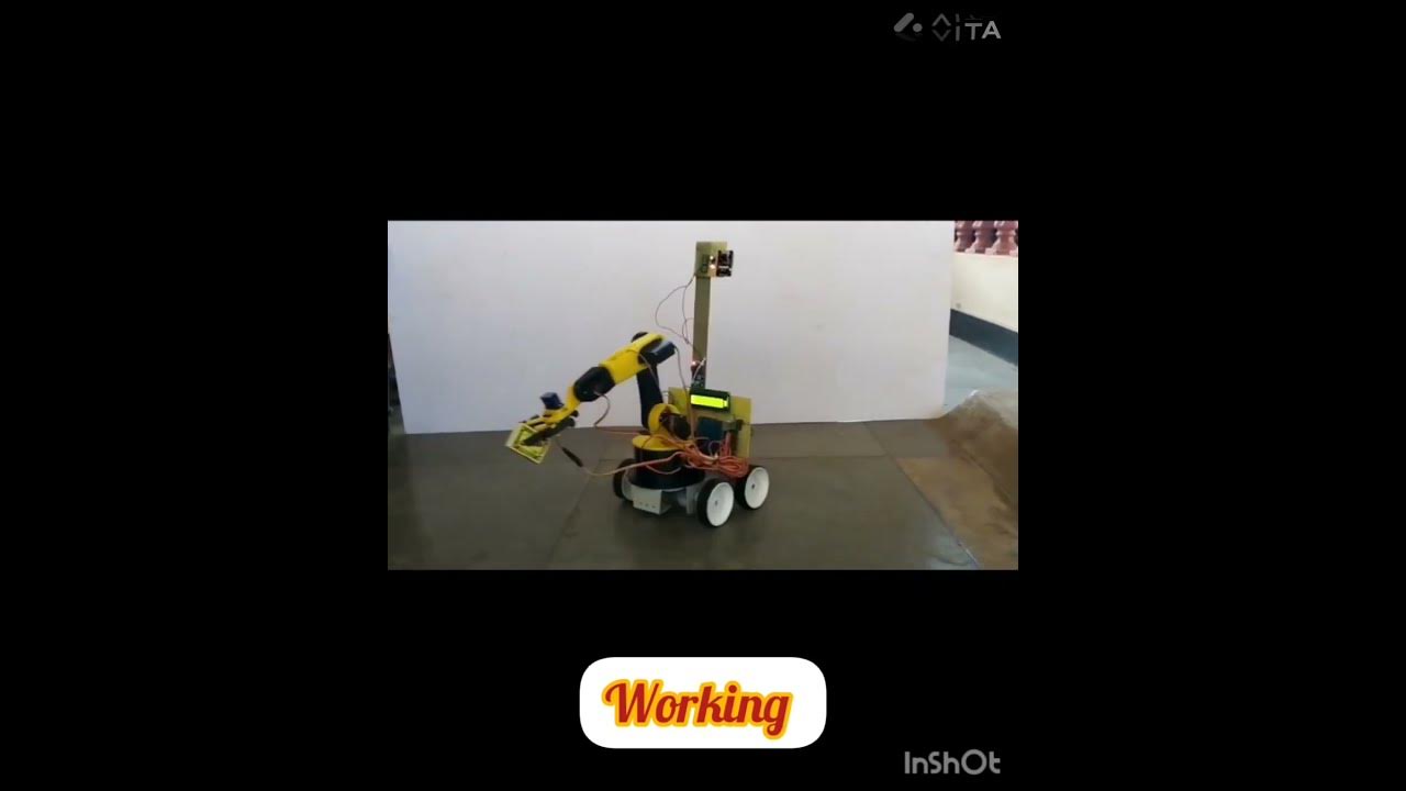 PICK AND PLACE ROBOT USING ROBOTIC ARM , ESP32 CAMERA , ARDUINO AND BLUETOOTH - YouTube