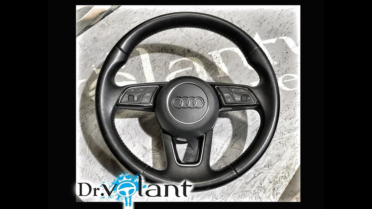 Démontage du volant airbag AUDI A3 2017 - DR.VOLANT - YouTube